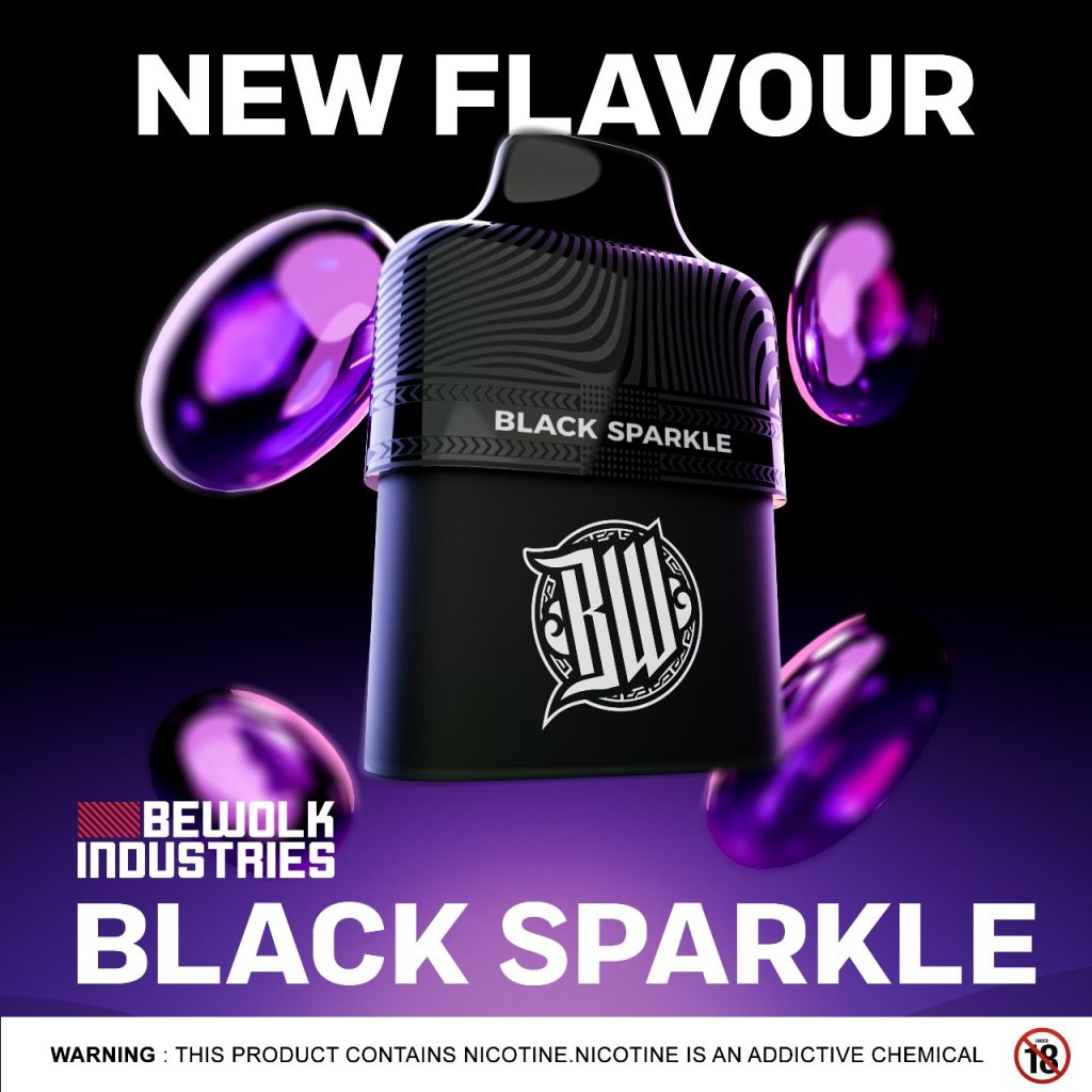 Bewolk Old School – Pod Black Sparkle - Tjoef Tjaff