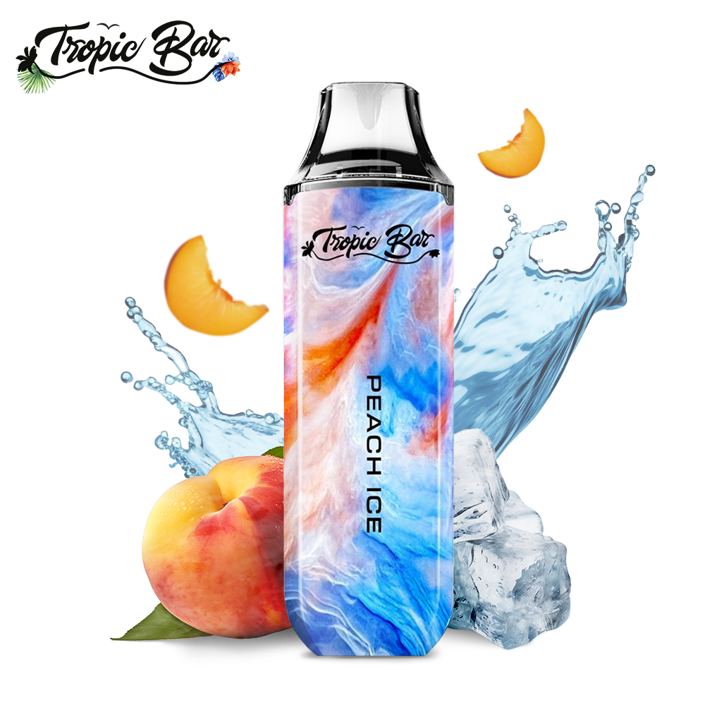 Tropic Bar 8000 Peach Ice - Tjoef Tjaff